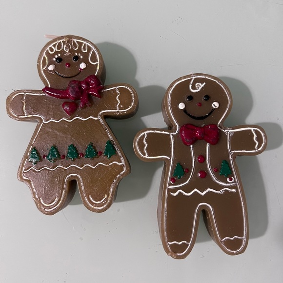 Holiday | Vintage Handcrafted Candles Gingerbread Boy Girl | Poshmark